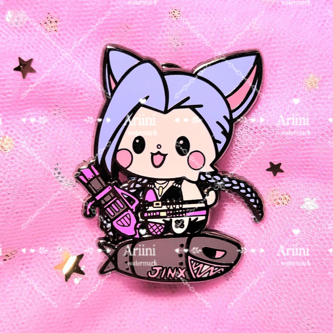 Arcane Jinx Pin Jinx Enamel Pin Arcane Pin Jinx Puppy Pin Jinx ...