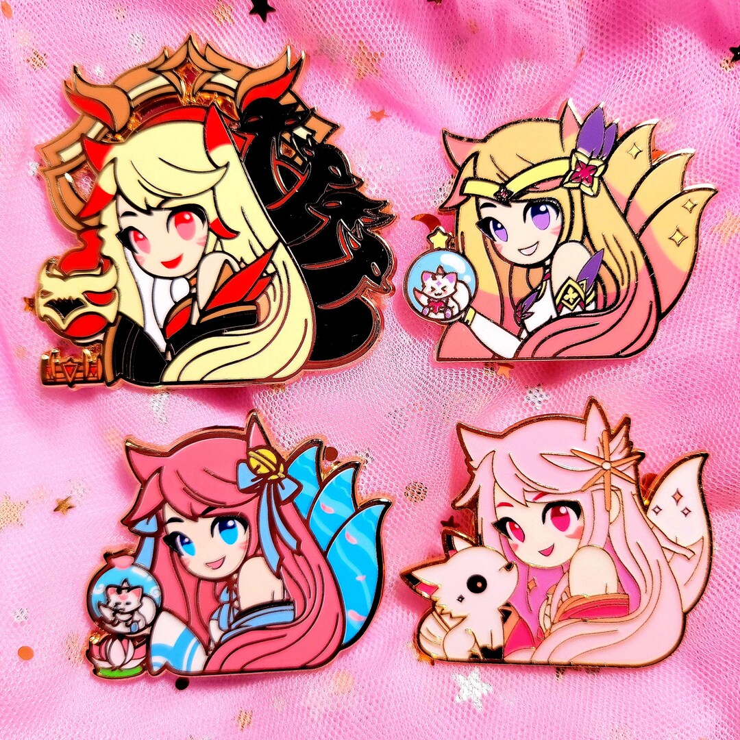 Ahri Pin LOL Pin Hall of Legends Ahri Pin Star Guardian Ahri Pin Spirit ...