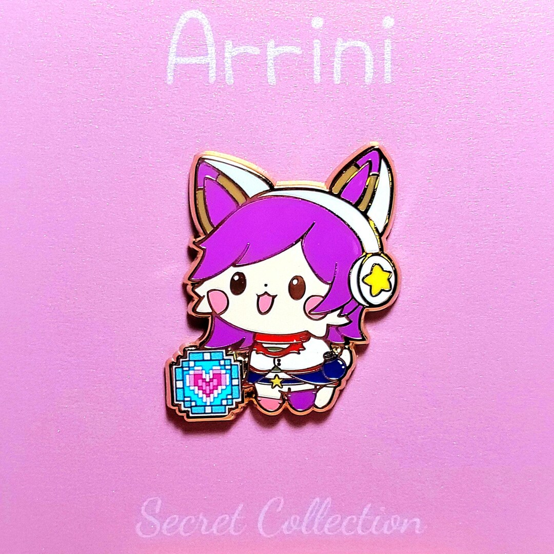 Ahri Pin Arcade Ahri Pin Ahri Enamel Pin League of Legends Puppy Series ...