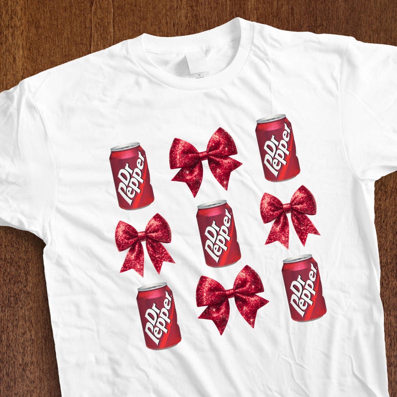 Vintage Dr Pepper Inspired DTF Design Digital Download – Vintage Can Design and Matching Glitter ...