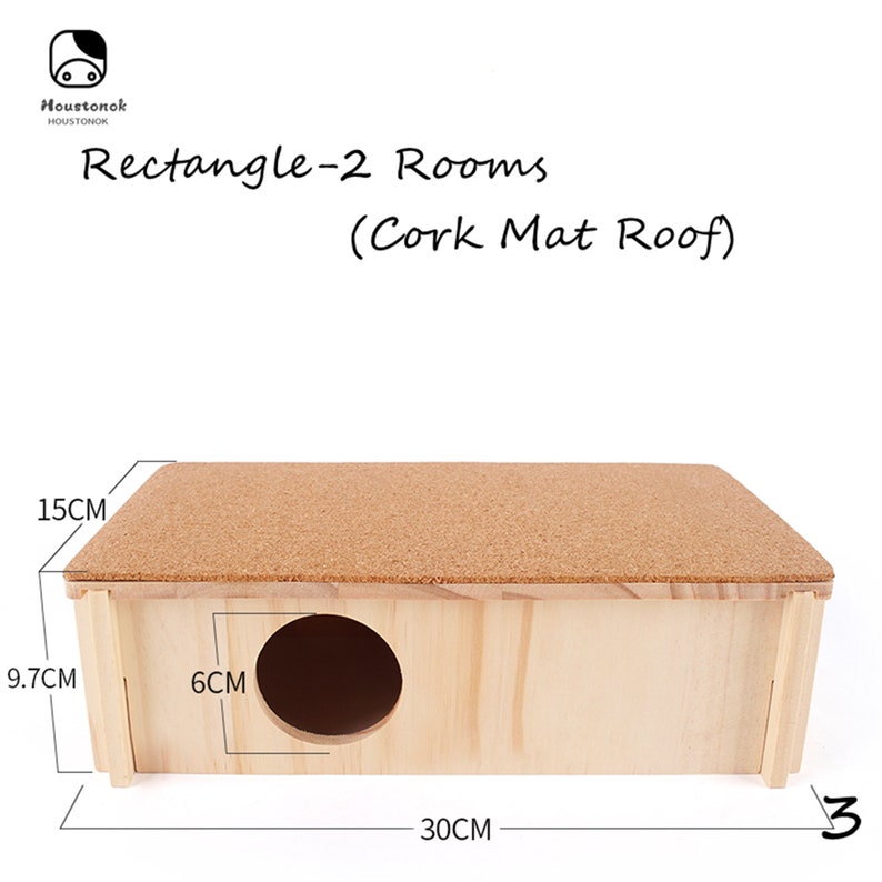 Hamster Hideout Syrian Hamster Bamboo House Hamster Supplies - Etsy