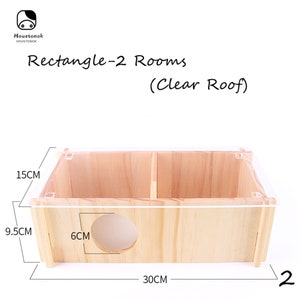 Hamster Hideout Syrian Hamster Bamboo House Hamster Supplies - Etsy