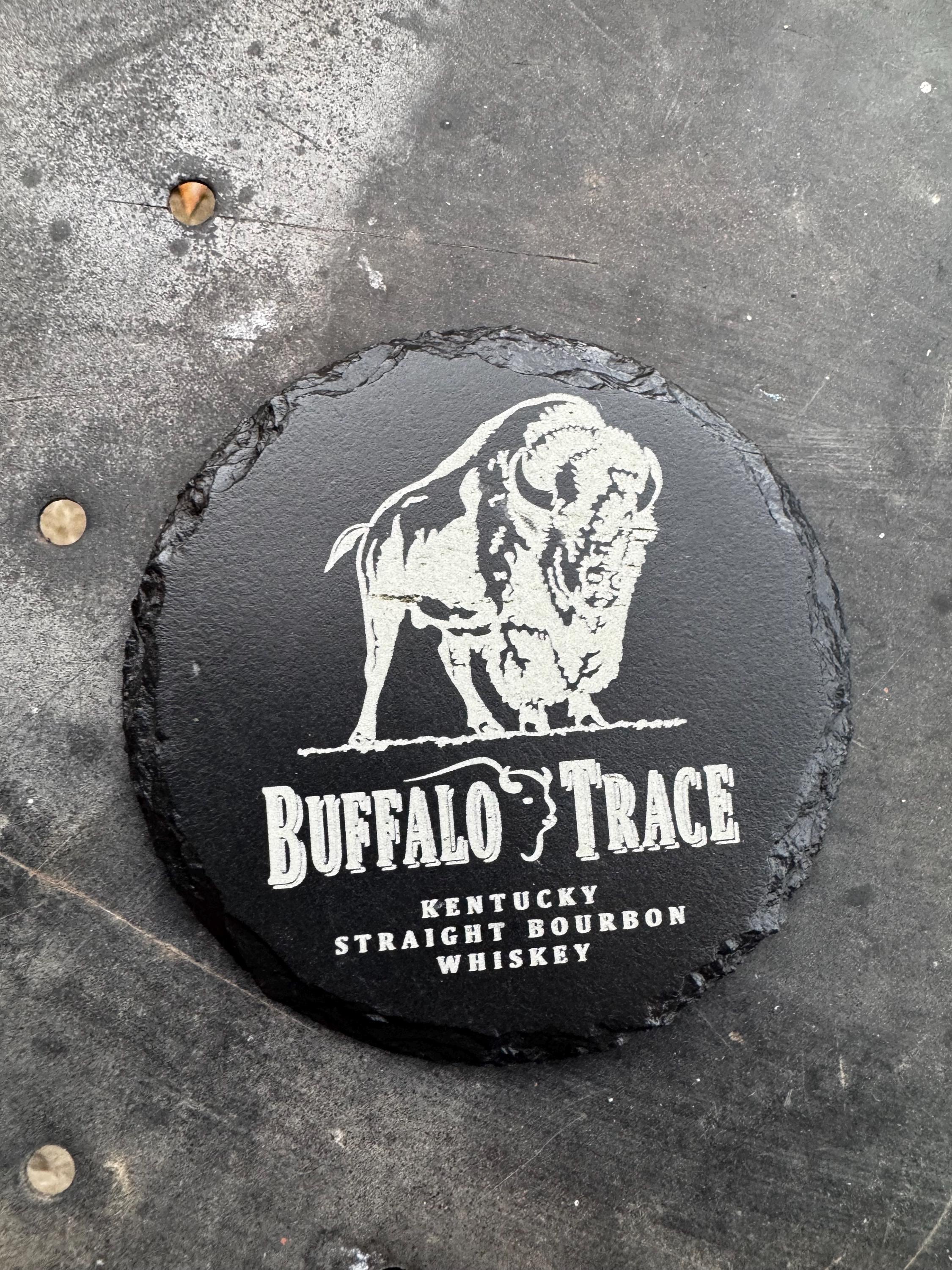 Buffalo Trace Bourbon Coaster - Etsy