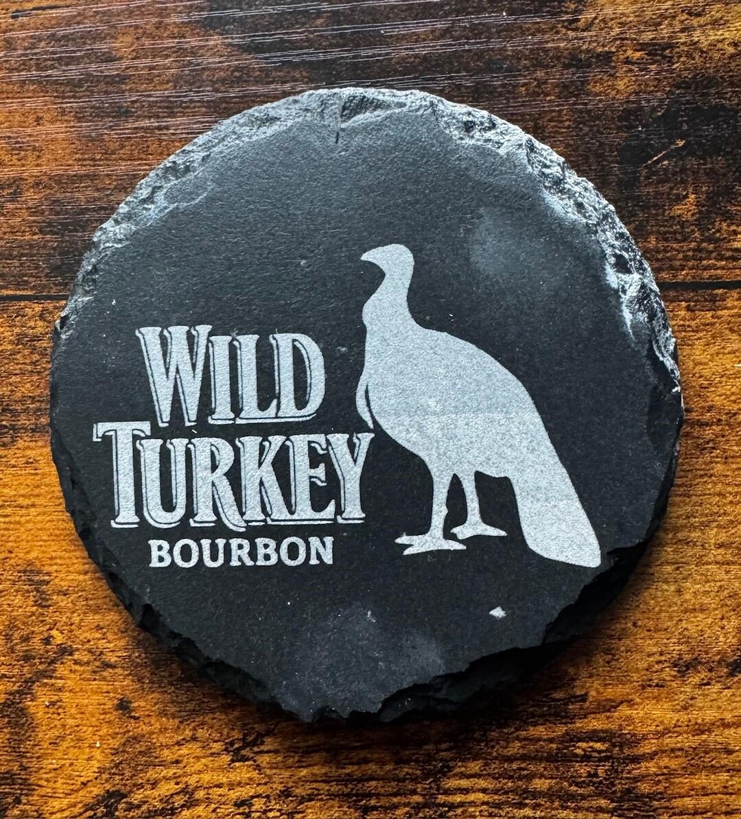 Wild Turkey Bourbon Coaster - Etsy