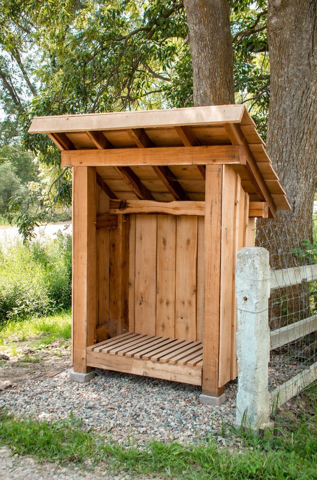 Timber Frame Firewood Stand - for Local Delivery! - Etsy