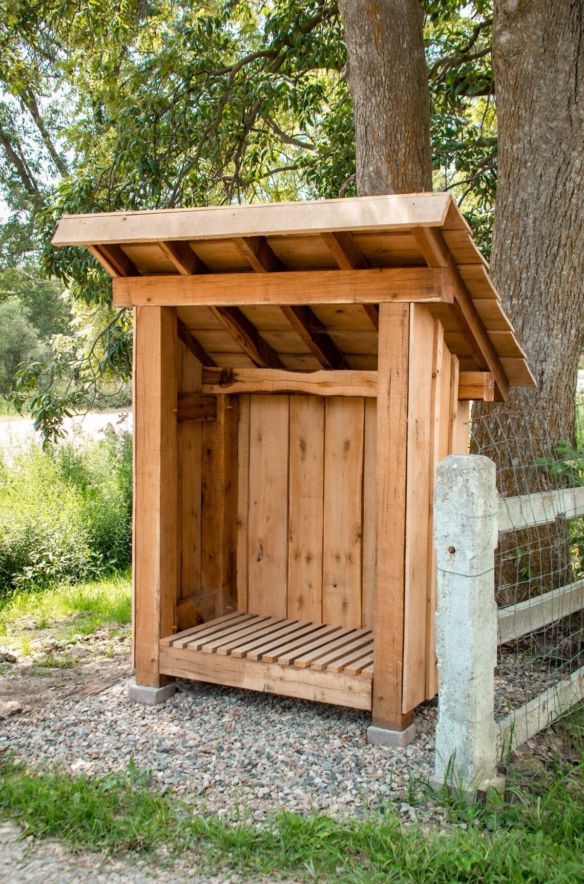 Timber Frame Firewood Stand - for Local Delivery! - Etsy