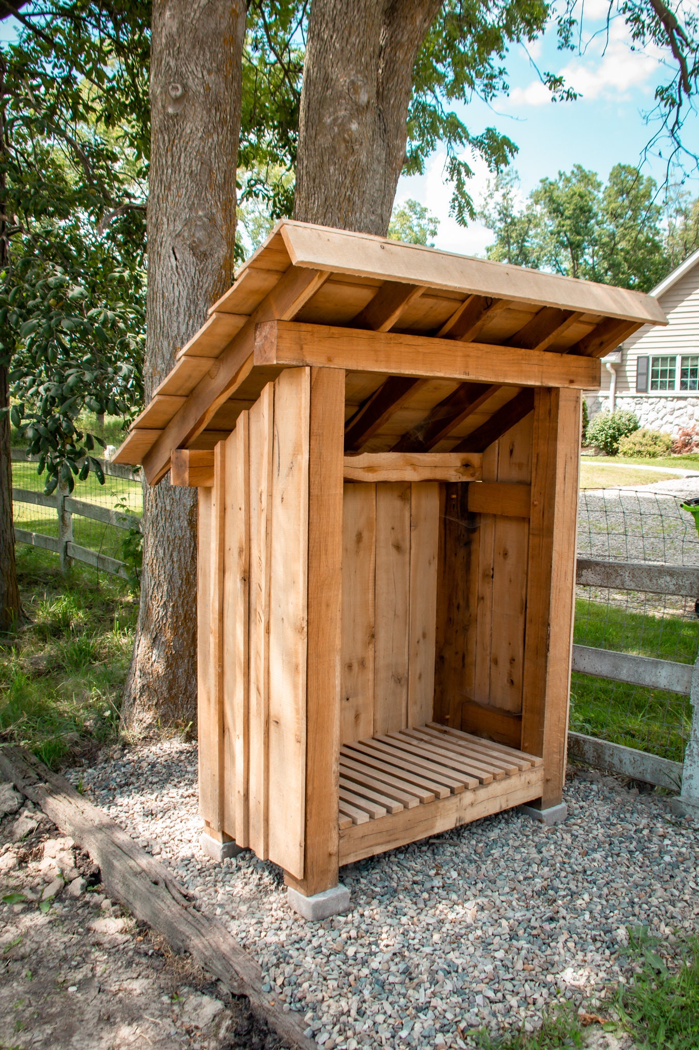 Timber Frame Firewood Stand - for Local Delivery! - Etsy