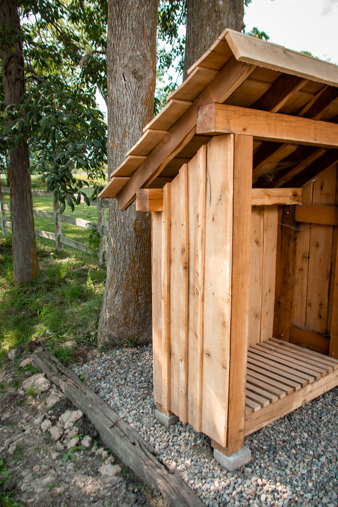 Timber Frame Firewood Stand - for Local Delivery! - Etsy