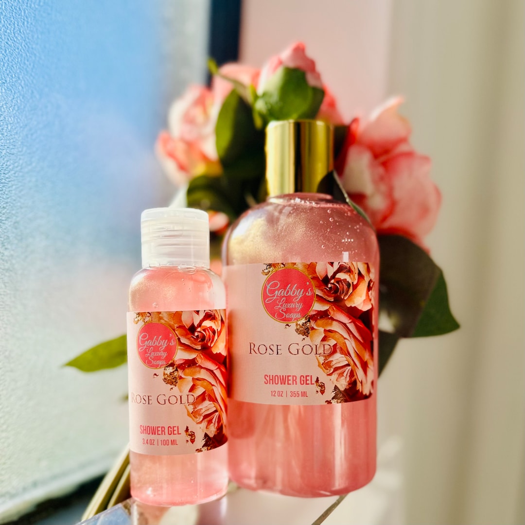 Rose Gold Bath & Shower Gel - Etsy