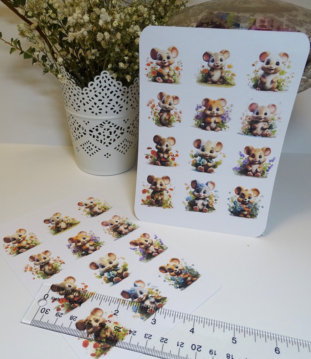 Mice Stickers/stickers/mouse - Etsy