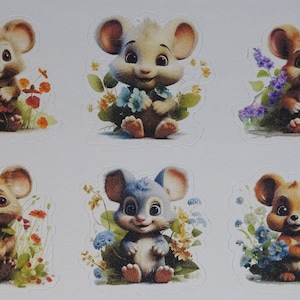 Mice Stickers/stickers/mouse - Etsy