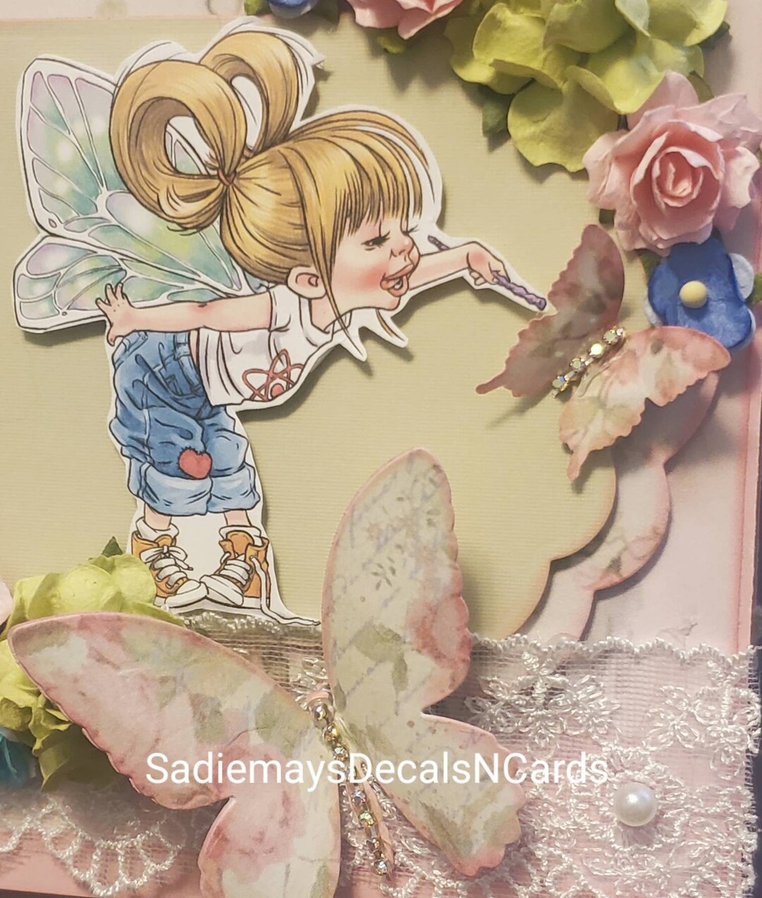 Magic Butterflies / Handmade Card / Greeting Card / Any Occasion / Mo's ...