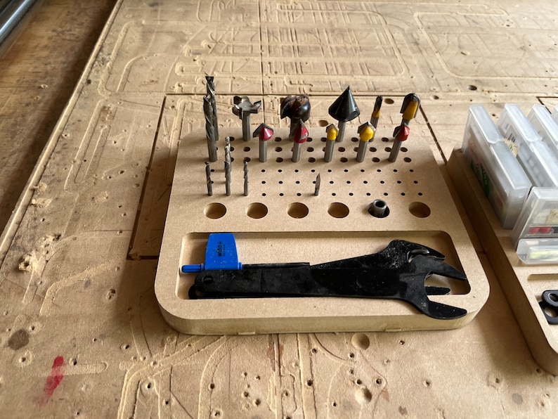 Digital Svg, Dfx, Pdf Files for Bit Holder for Cnc Router - Etsy