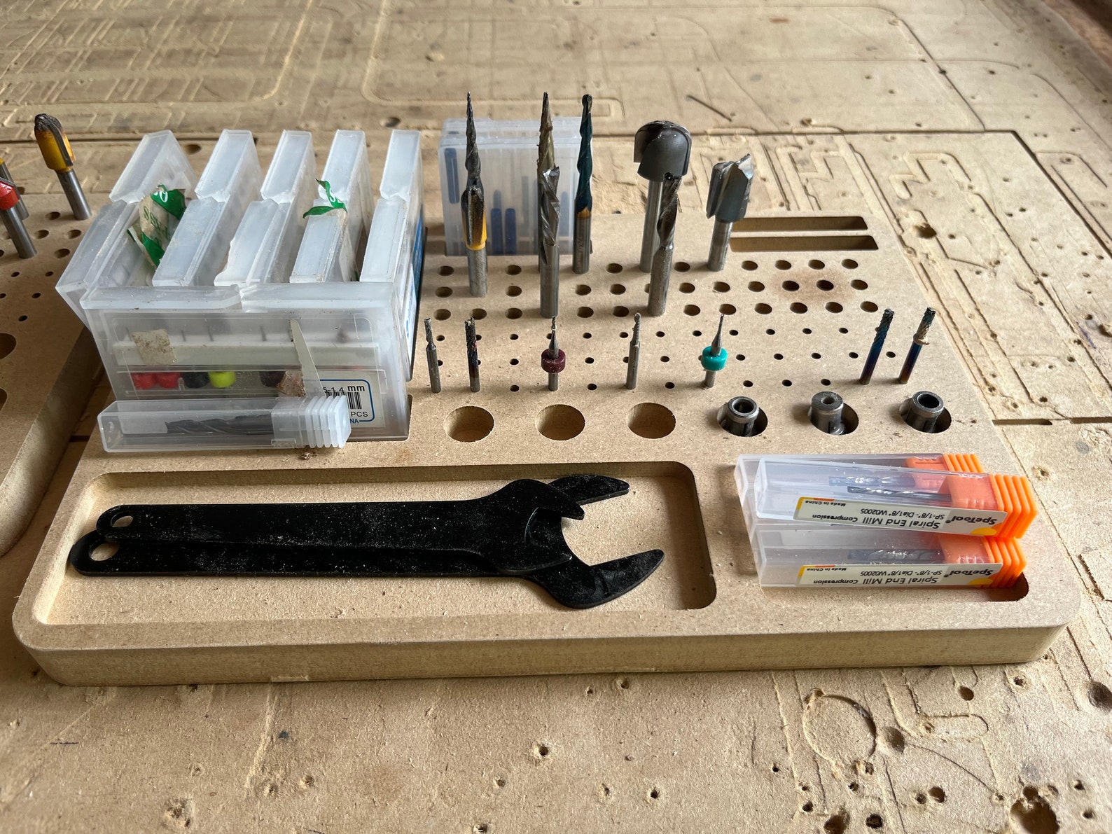 Digital Svg, Dfx, Pdf Files for Bit Holder for Cnc Router - Etsy