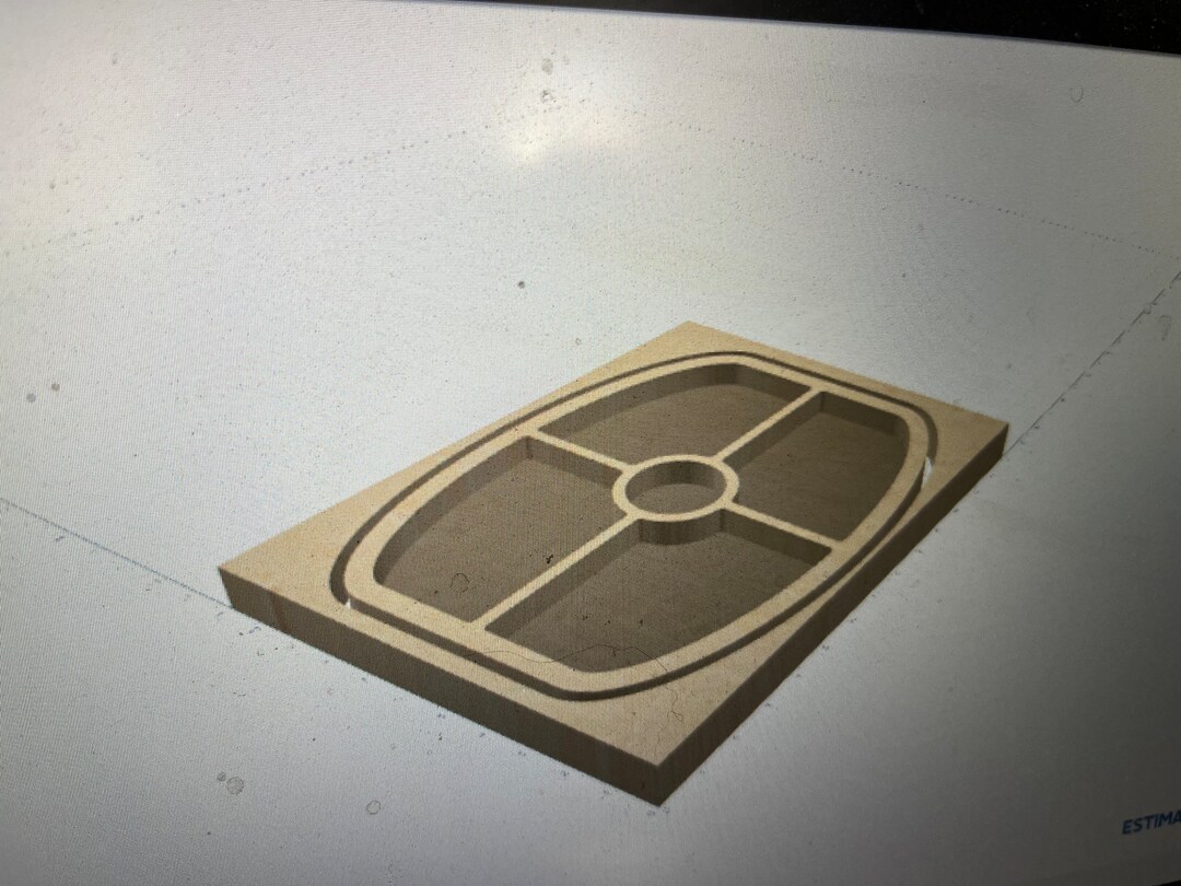 Digital Svg, Dfx, Pdf Files for a Tray for Cnc Routers - Etsy