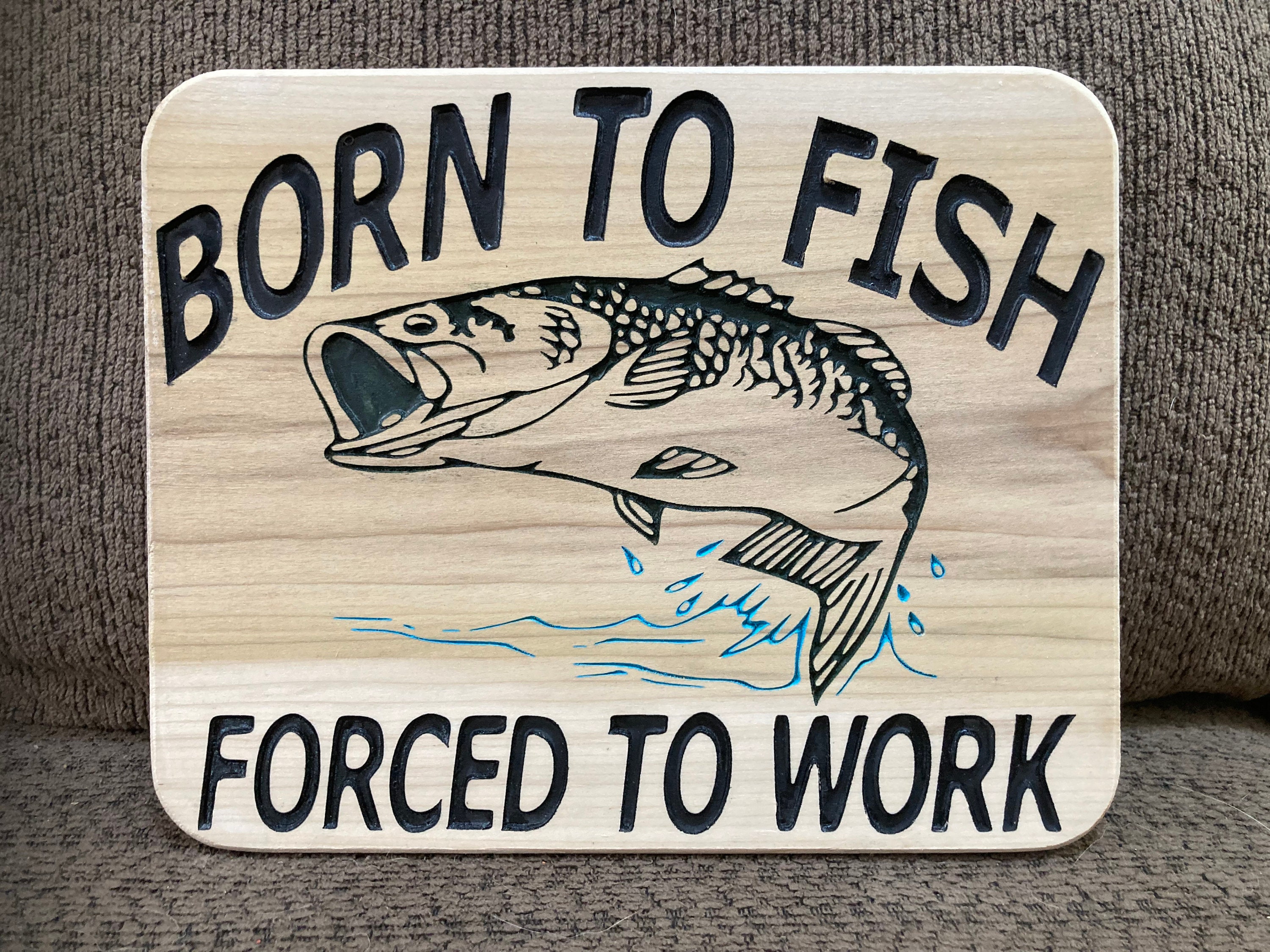 Digital Svg, Dfx, Pdf File for Engraving Cutting Boards or Fishing Sign ...