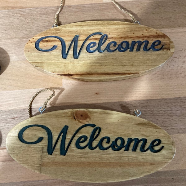 Cnc Welcome Sign - Etsy