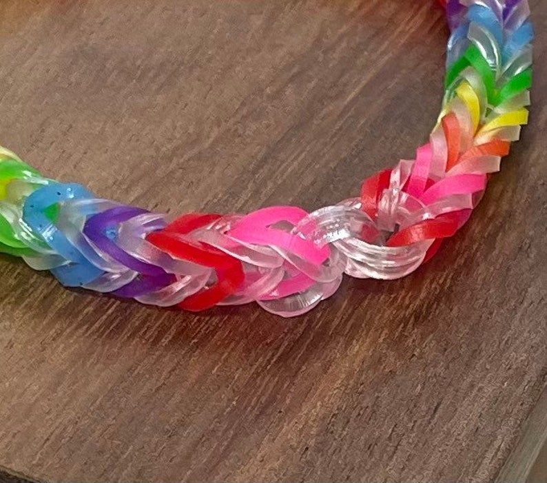 Rubber Band Bracelet, Friendship Bracelet, Rainbow Loom Bracelet, Kids ...