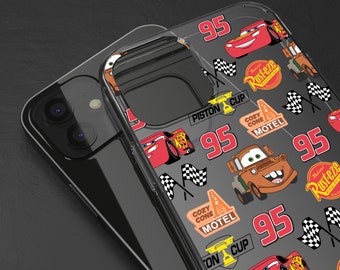 Lightning Mcqueen Custom CARS Movie Phone Case iPhone Fit for 14 Pro ...