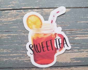 Sweet Tea Sticker - Etsy