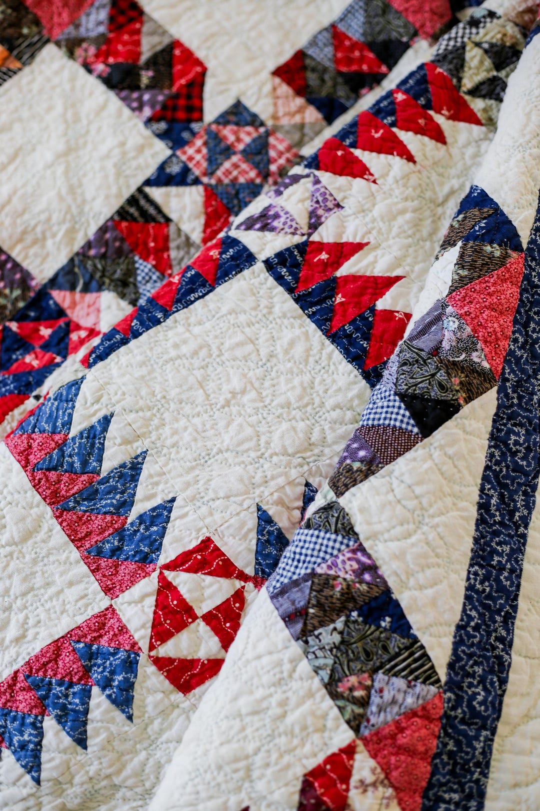 Antique Wild Goose Chase Quilt With Provenance, C1930 - Etsy