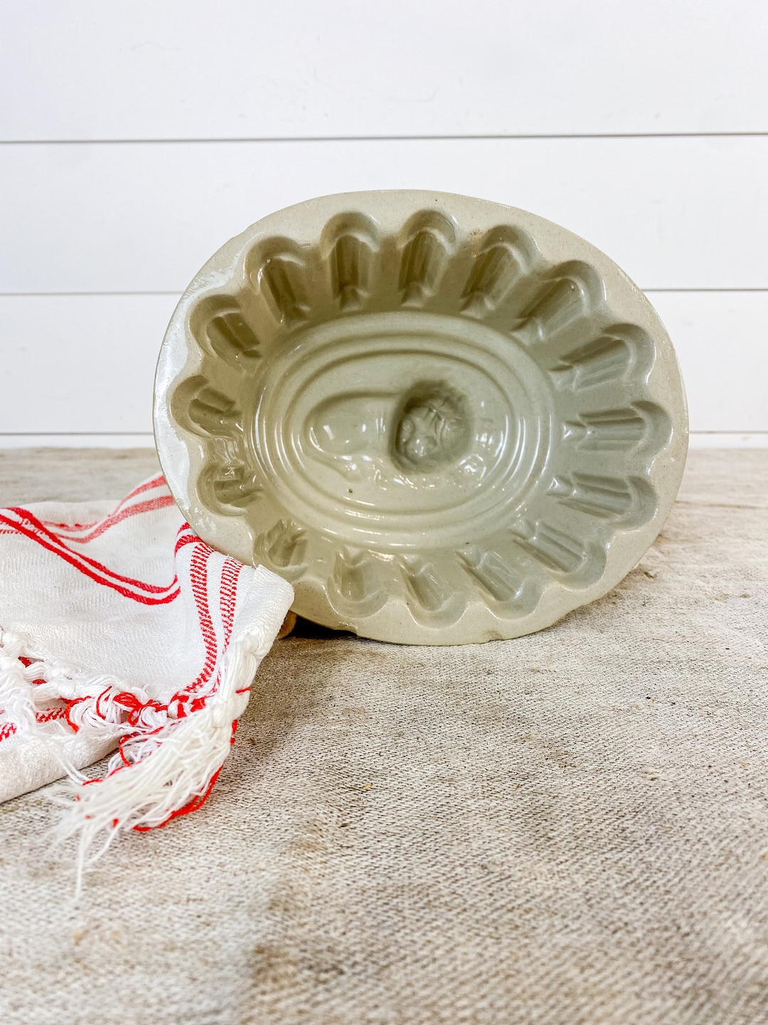 Antique Victorian Stoneware Pudding Mold With Reclining Lion - Etsy