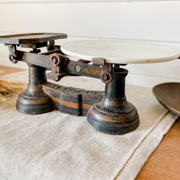 Antique Cast Iron Iron Scale - Etsy