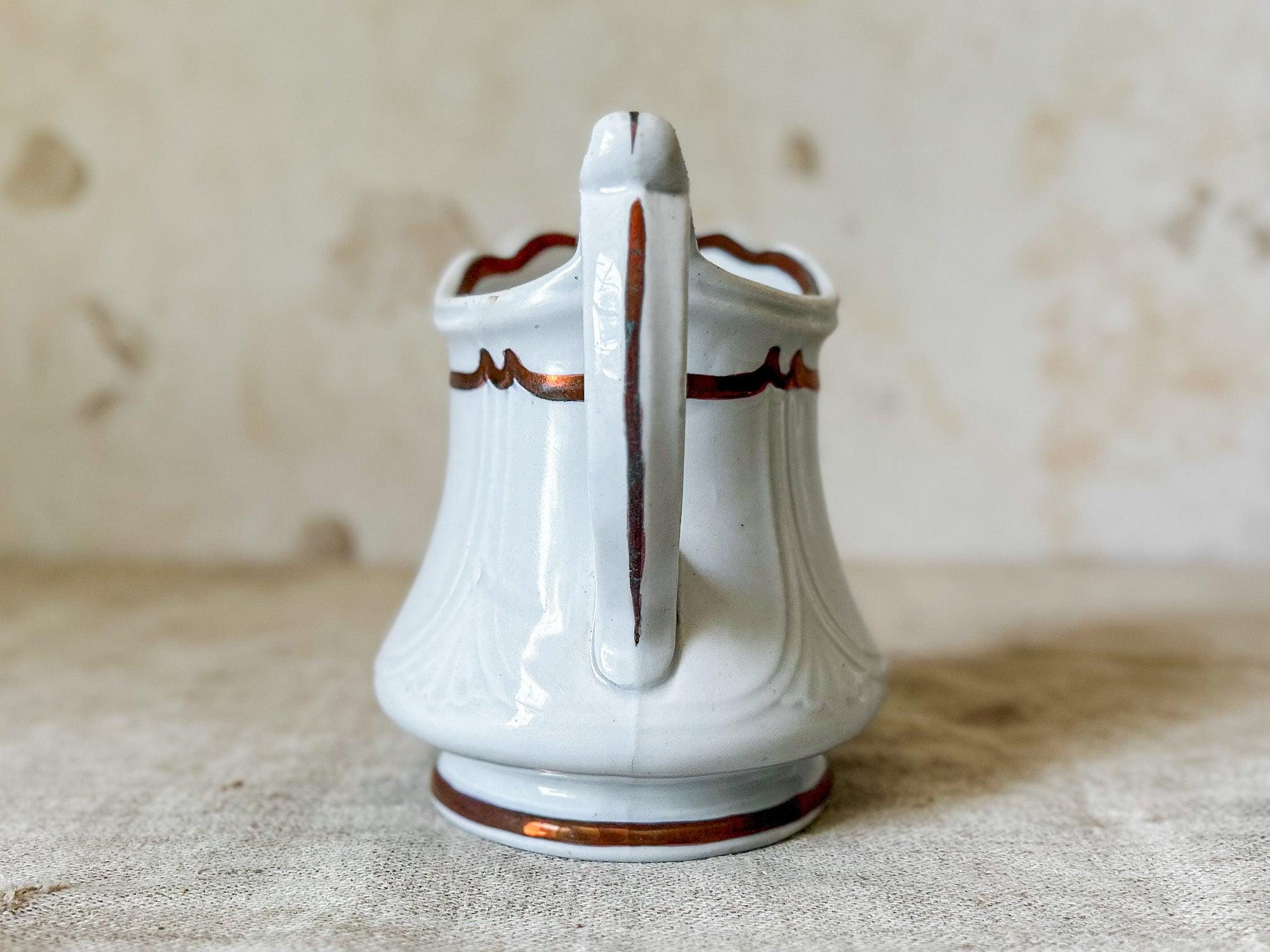 Antique Ironstone Pitcher - Niagra Shape by E. Walley, C1860 - Etsy