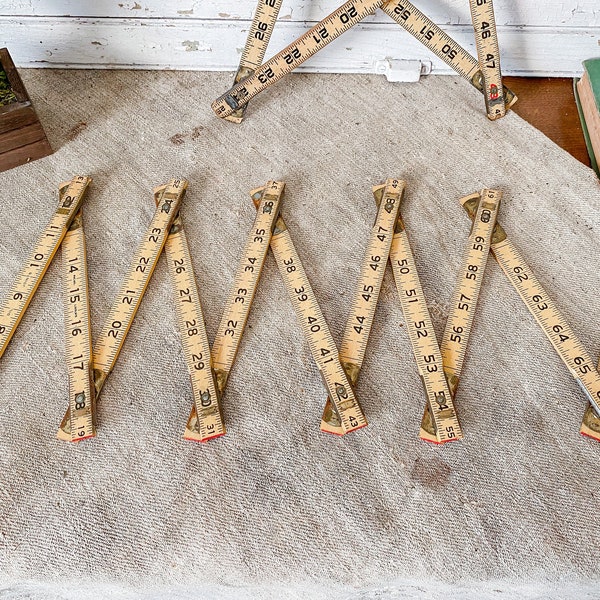 Wooden Folding Ruler - Etsy