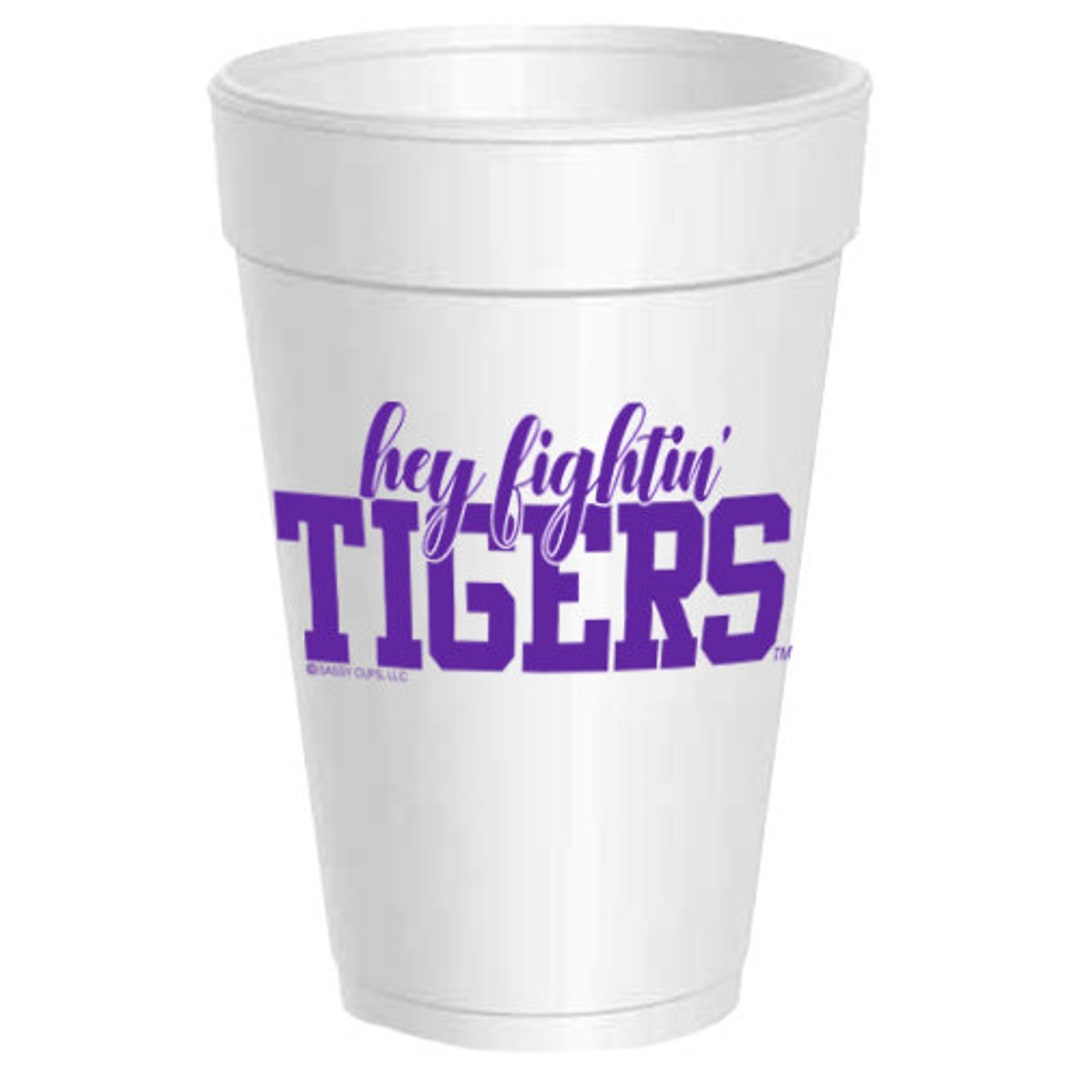 LSU Hey Fighting Tigers Cups: 10 Pack Ready to Ship - Etsy