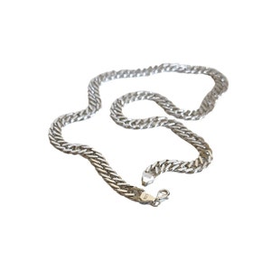 Rombo Chain Necklace in 925 Sterling Silver,rhodium Plated Sleek and Stylish Everyday Jewelry,8 ...