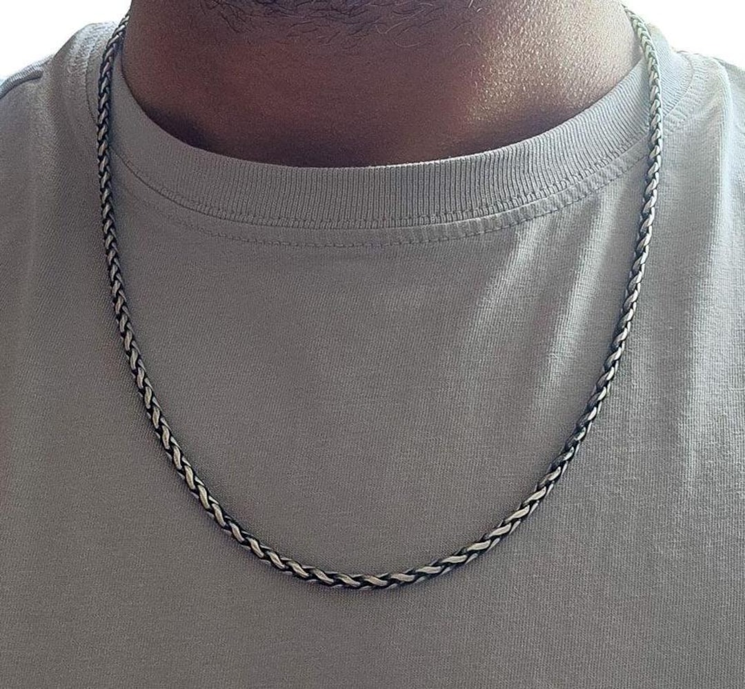 3mm Rope Chain Necklace,stamped 925 Sterling Silver,twisted Chain ...