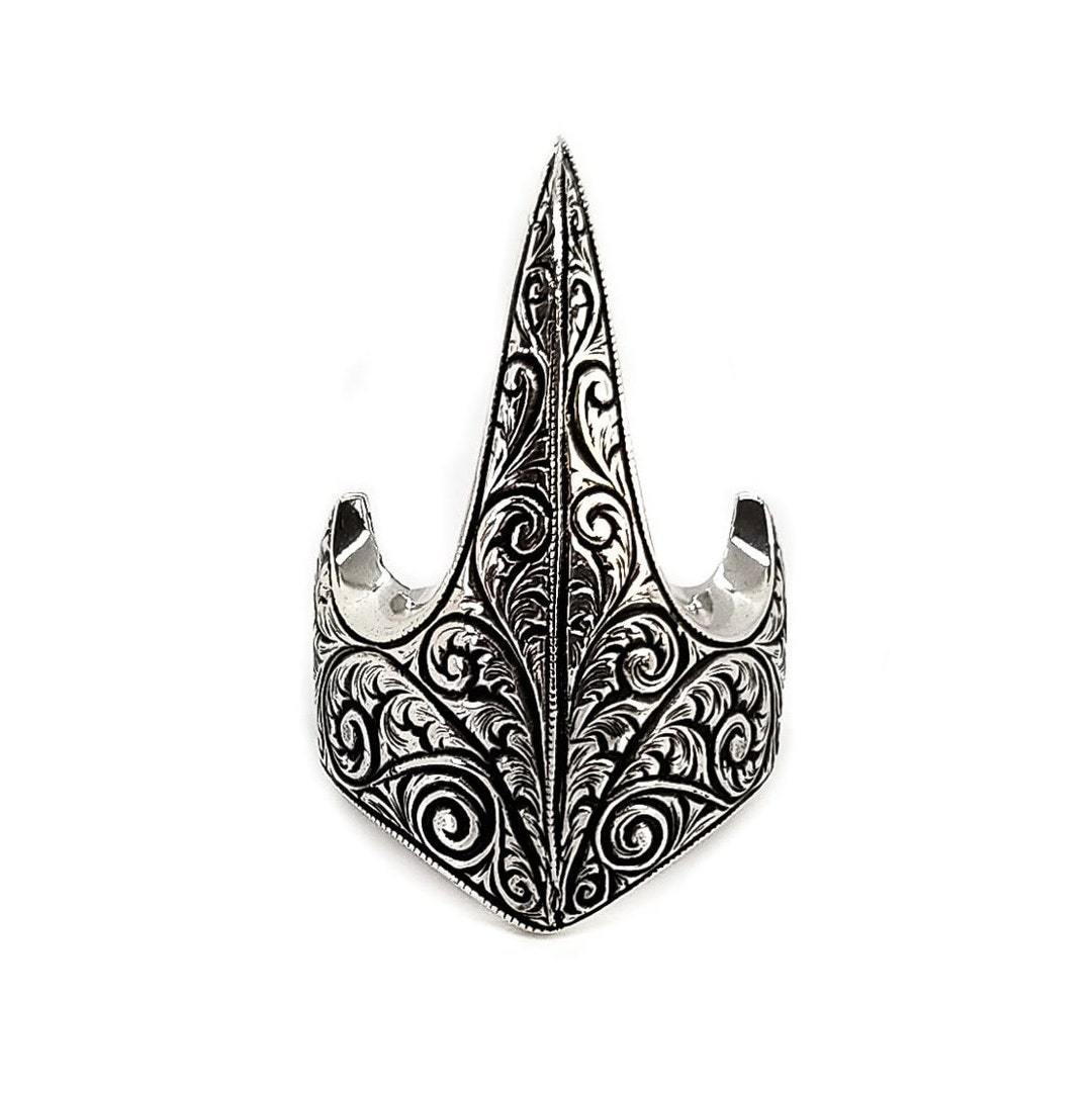 Artisanal Archer Ring Sterling Silver Thumb Ring One of a Kind ...