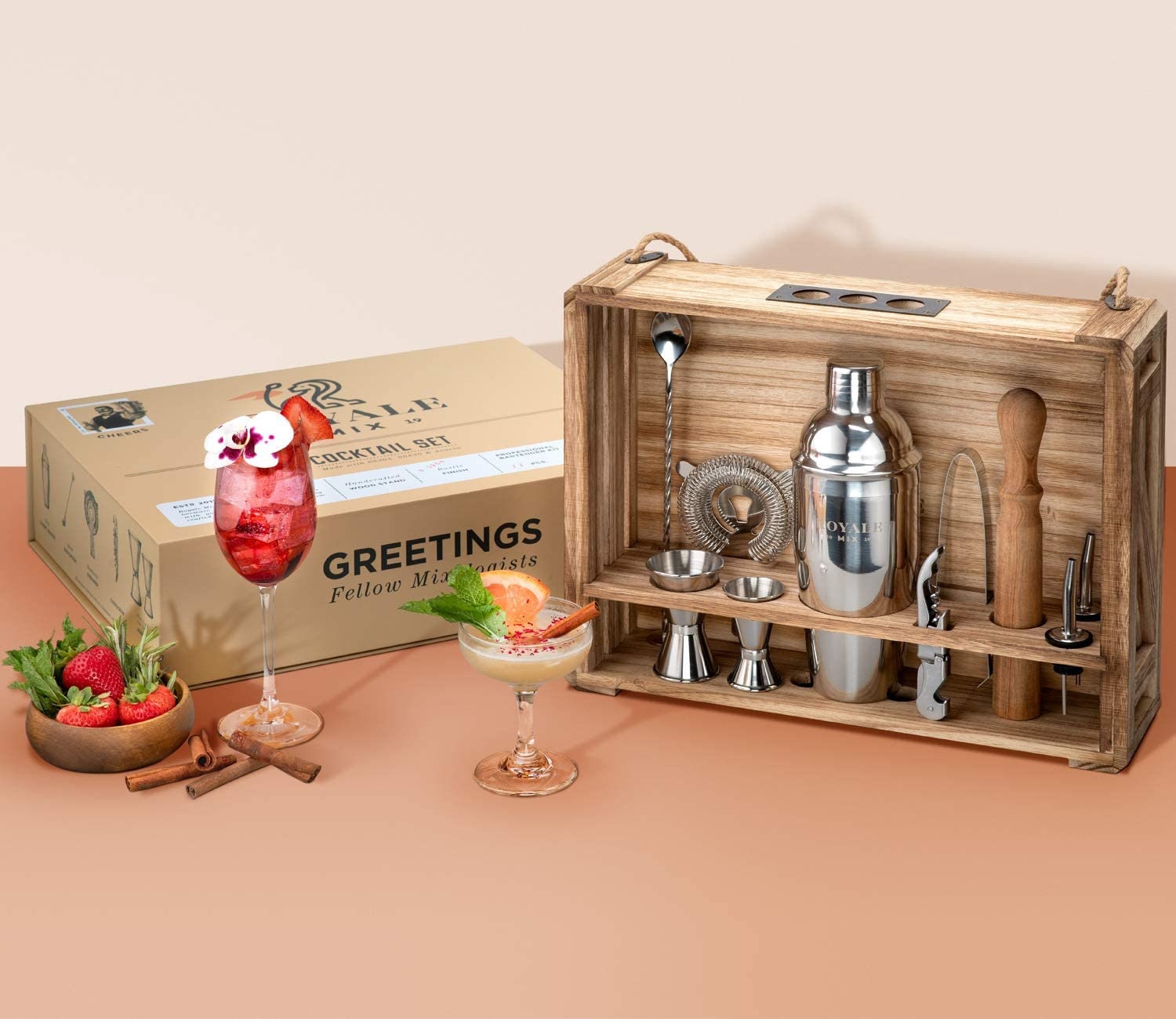 Lunar New Year Cocktail Shaker Gift Set Unique Birthday Gift for Him or ...
