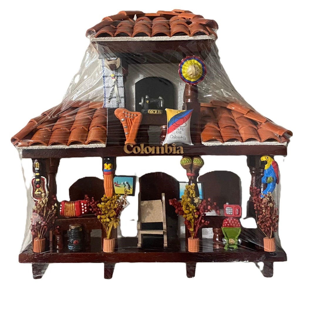 Casita Colombiana Belleza/colombian House/ Colombian House Wall Decor ...