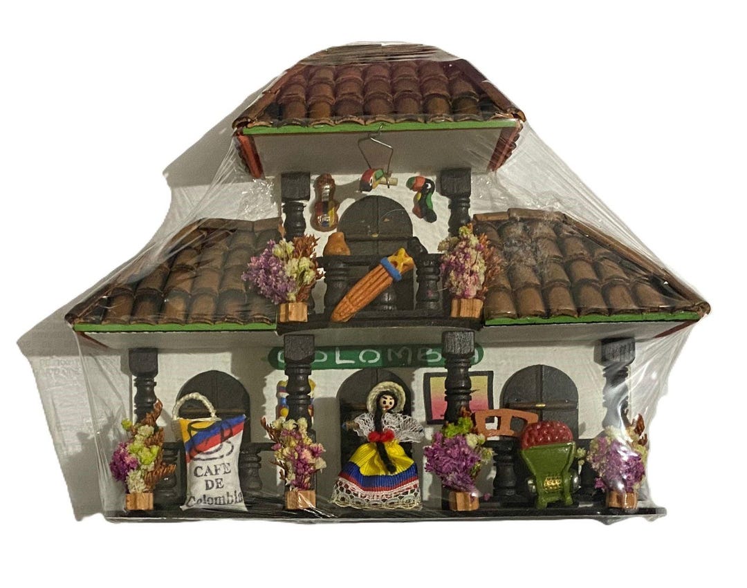 Casita Magica Colombiana /magic Colombian House Encanto House Wall ...