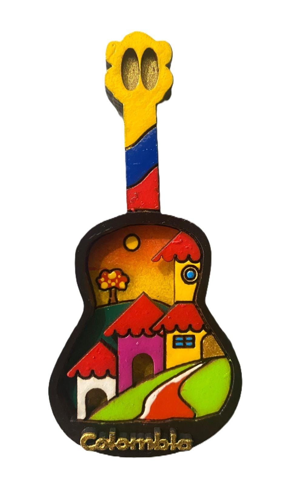 Iman Guitarra De Colombia / Colombian Guitar Magnets - Etsy
