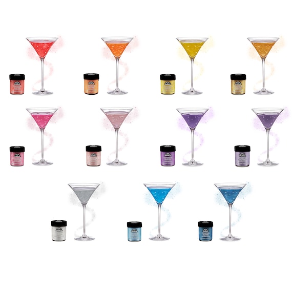 Cocktail Glitter for Drinks Shimmer Beverage Dust for - Etsy
