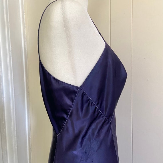 Vintage Barbizon ‘ Bryn Mode’ Nylon Navy Slip Dress |… - Gem