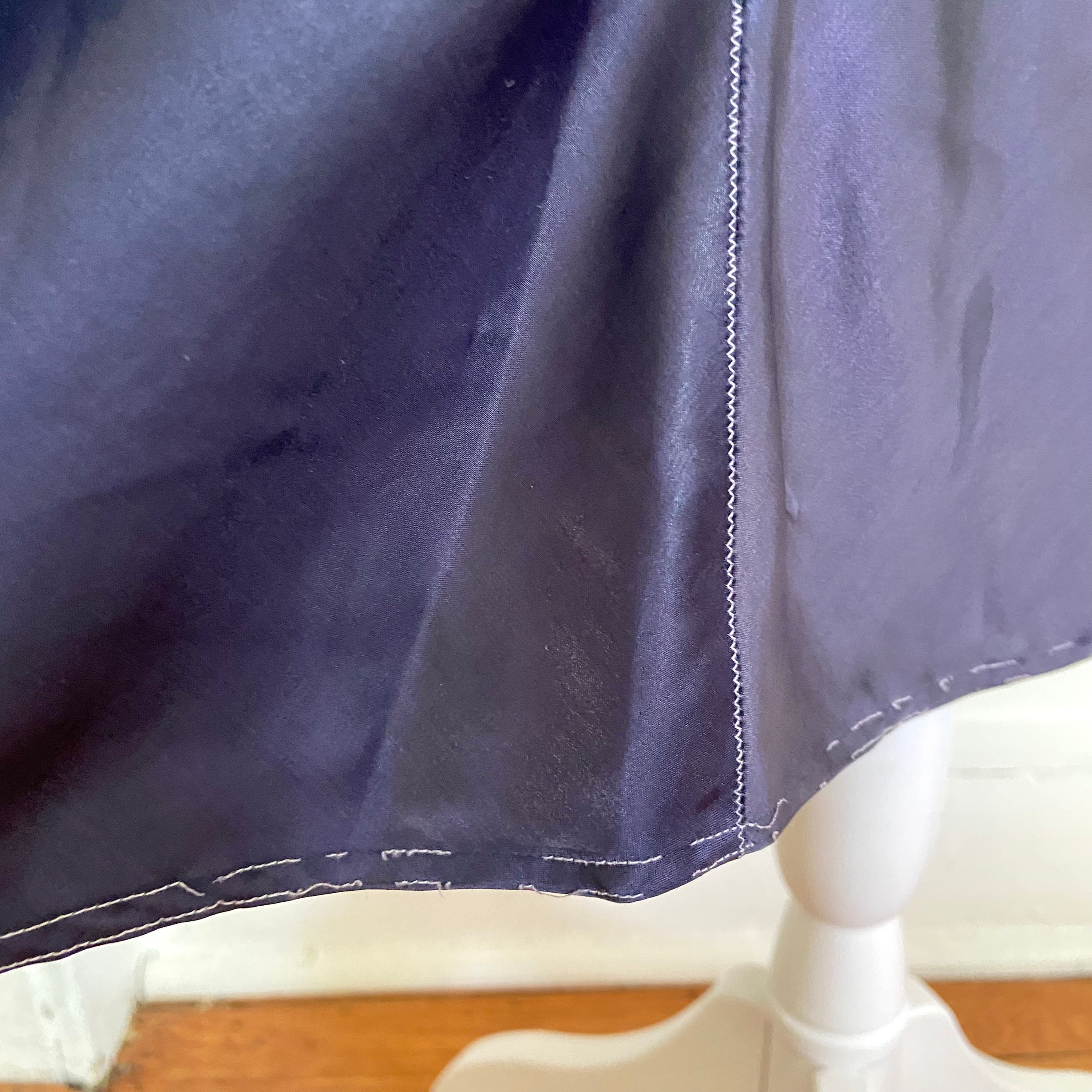 Vintage Barbizon ‘ Bryn Mode’ Nylon Navy Slip Dress | Little Miss 11 ...