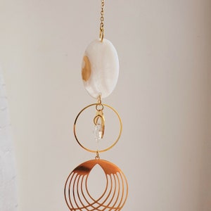 EARTH – Crystal & Shell Suncatcher – Christmas Gift for Her - Rainbow ...