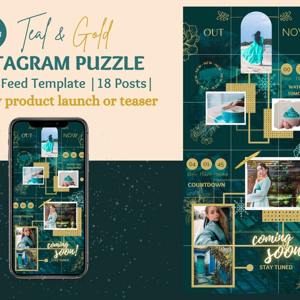 Canva Instagram Puzzle - Etsy