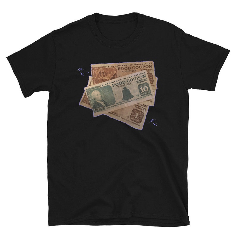 Funny Food Stamp Gangster Graffiti Short-sleeve Unisex T-shirt - Etsy