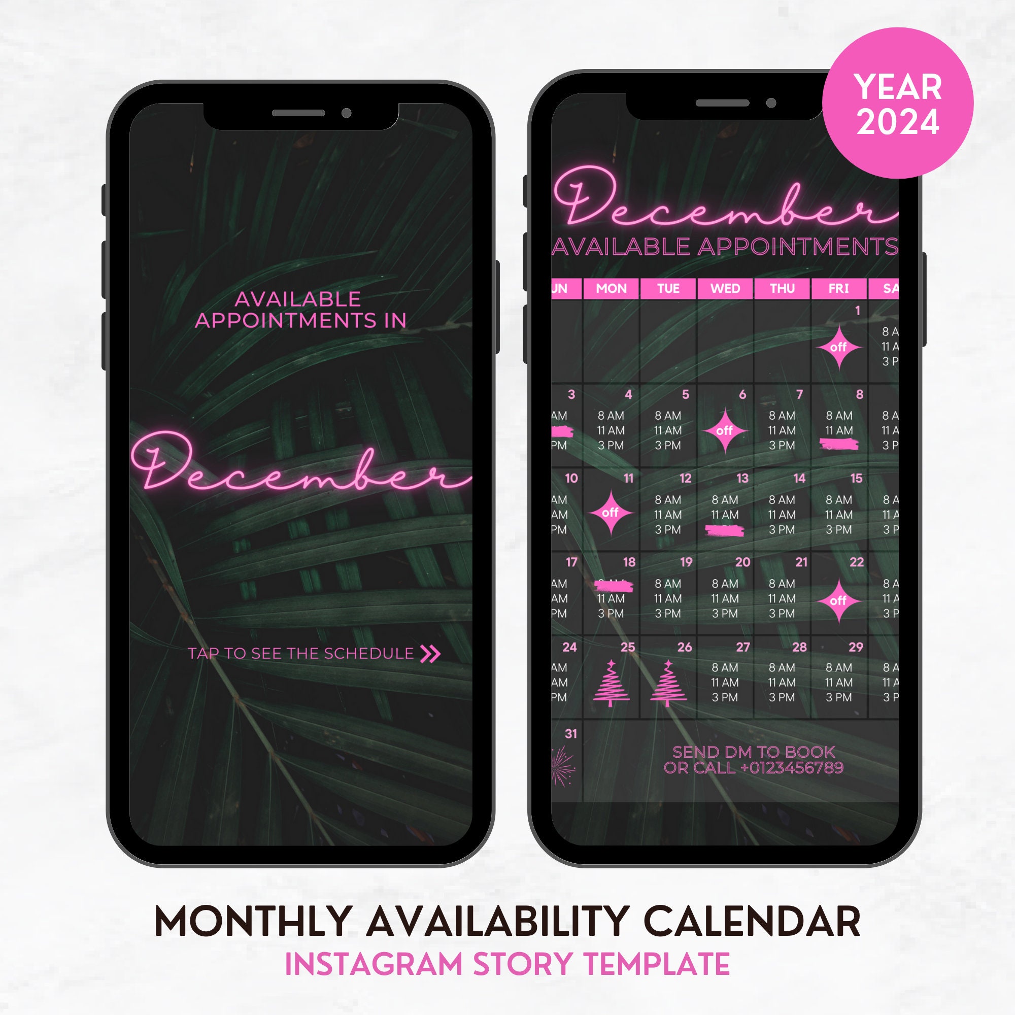 Instagram Story Calendar Template - prntbl.concejomunicipaldechinu.gov.co