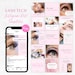 Lash Tech Calendar Digital Lash Tech Booking Monthly - Etsy