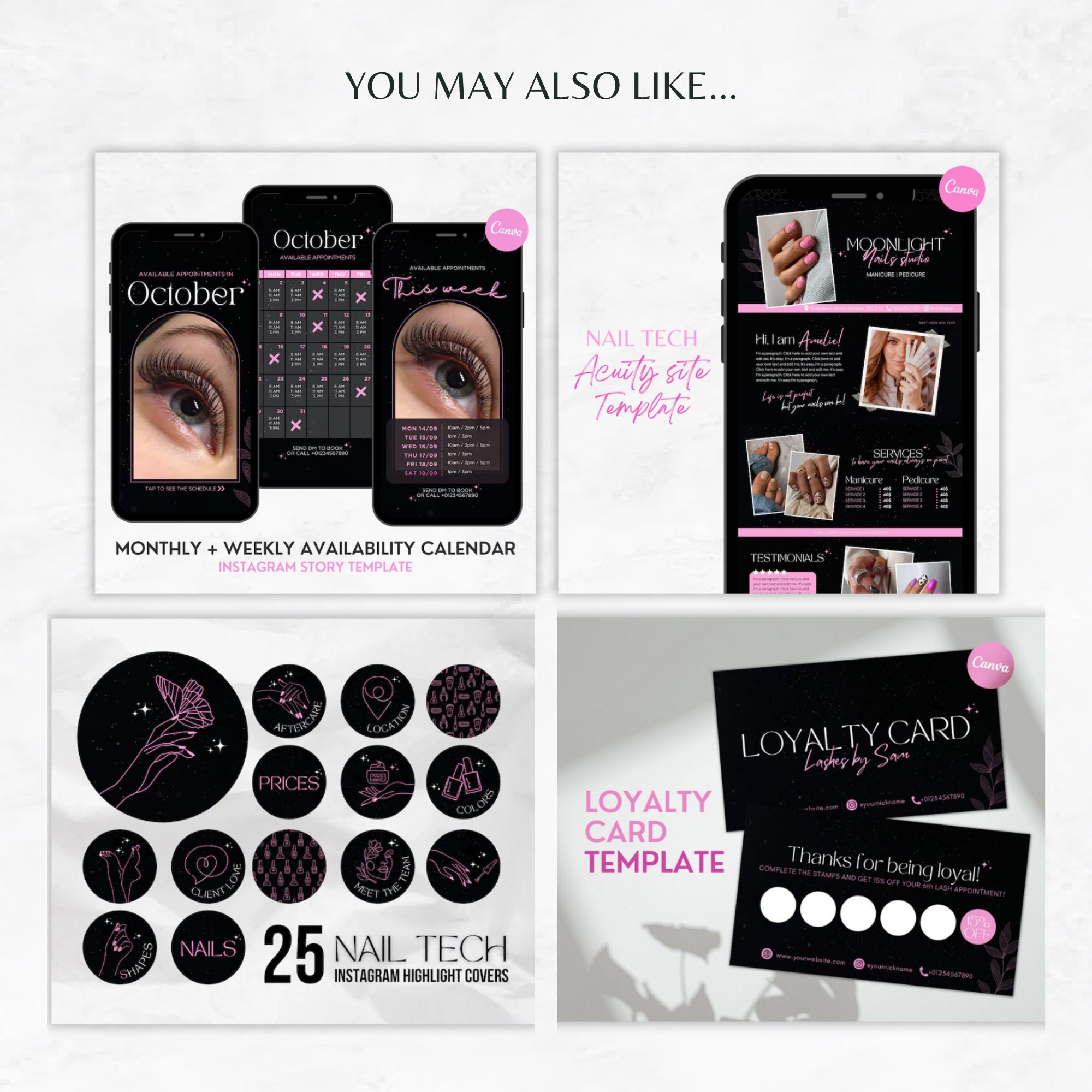 Digital Client Record Book Nail Tech Client Records - Etsy UK