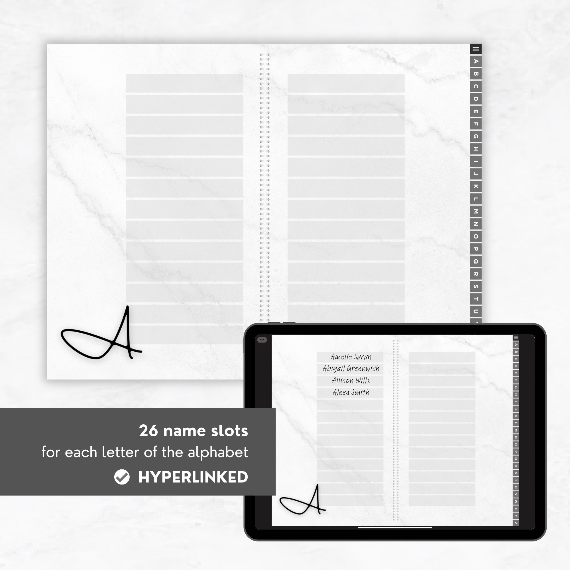 Digital Client Record Book, Nail Tech Client Records, Goodnotes Nail ...