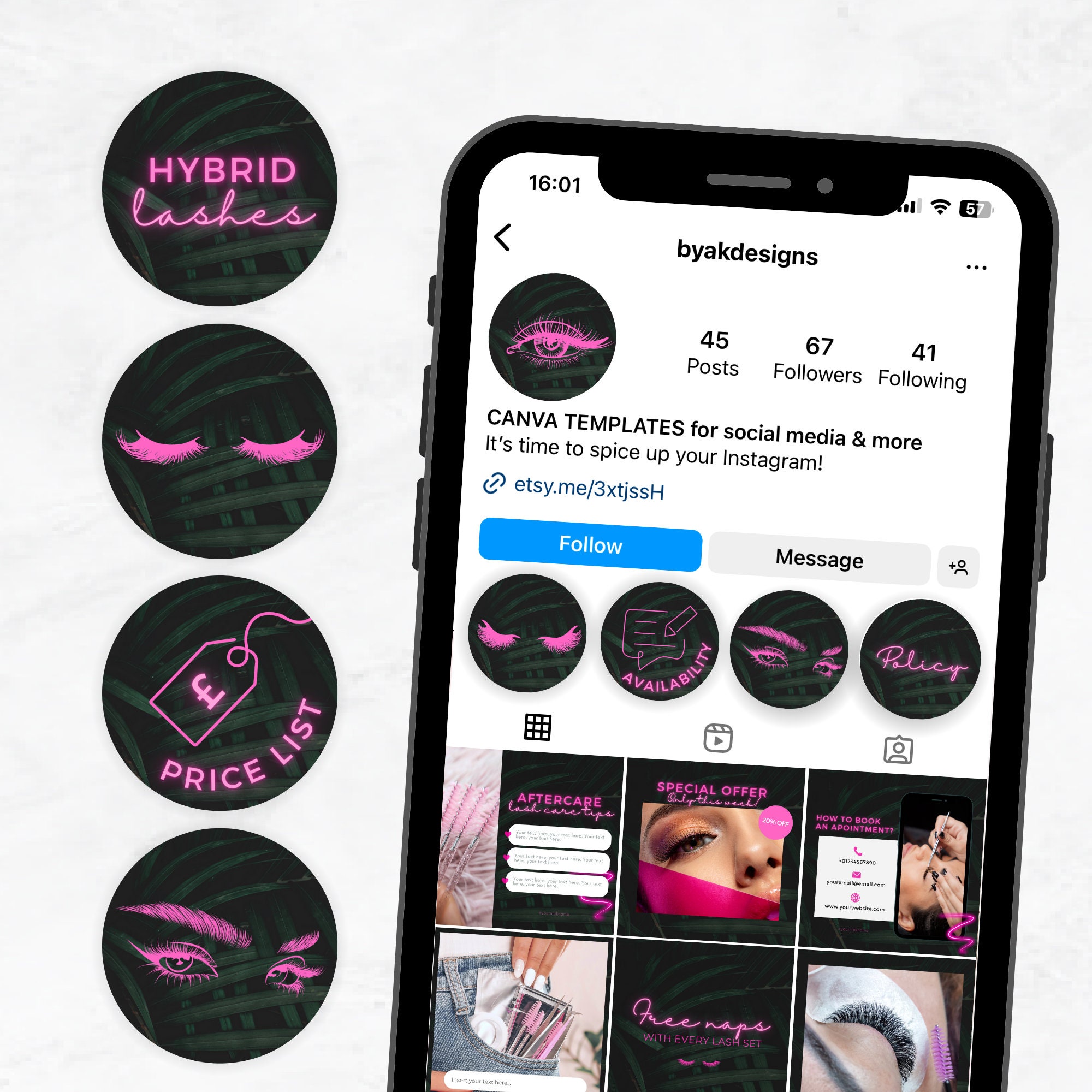 Lash Tech Instagram Highlight Icons, Lashes Instagram Highlight Cover ...