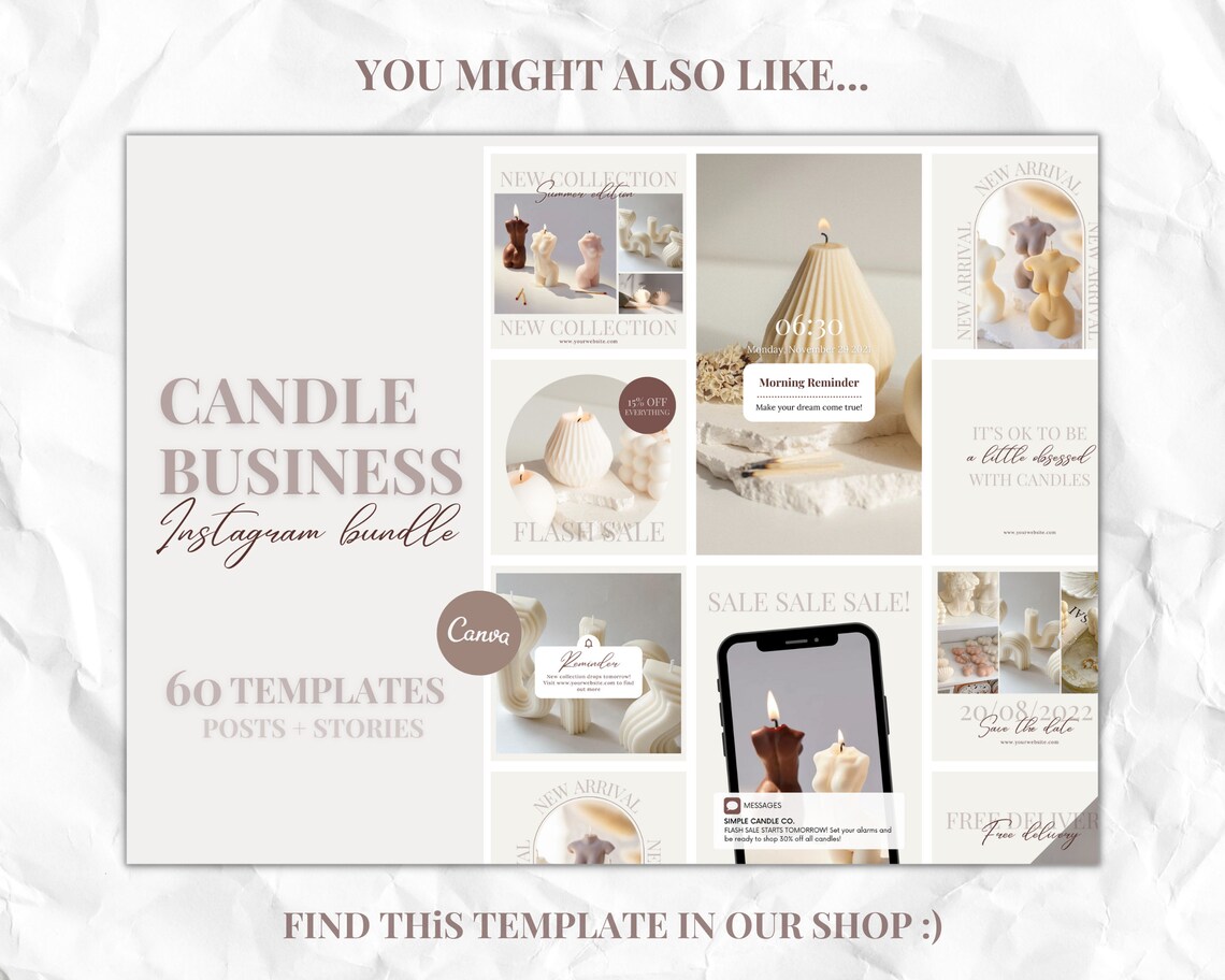 Instagram Highlight Covers Candles Candle Business Instagram - Etsy
