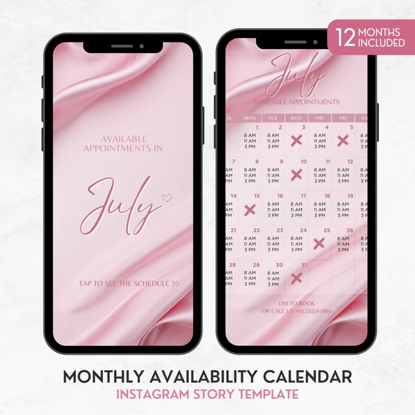 Monthly Appointment Calendar - Etsy